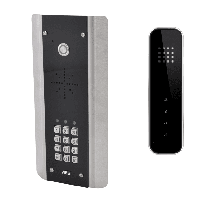SLIM-HF-ABK Slim Hardwired Audio Architectural Kit with Keypad — Gate Automation Shop