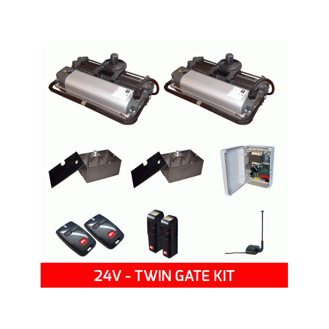 SUB BT Kit - Hydraulic Underground Swing Gate Kit for Gates up to 2.5m ...