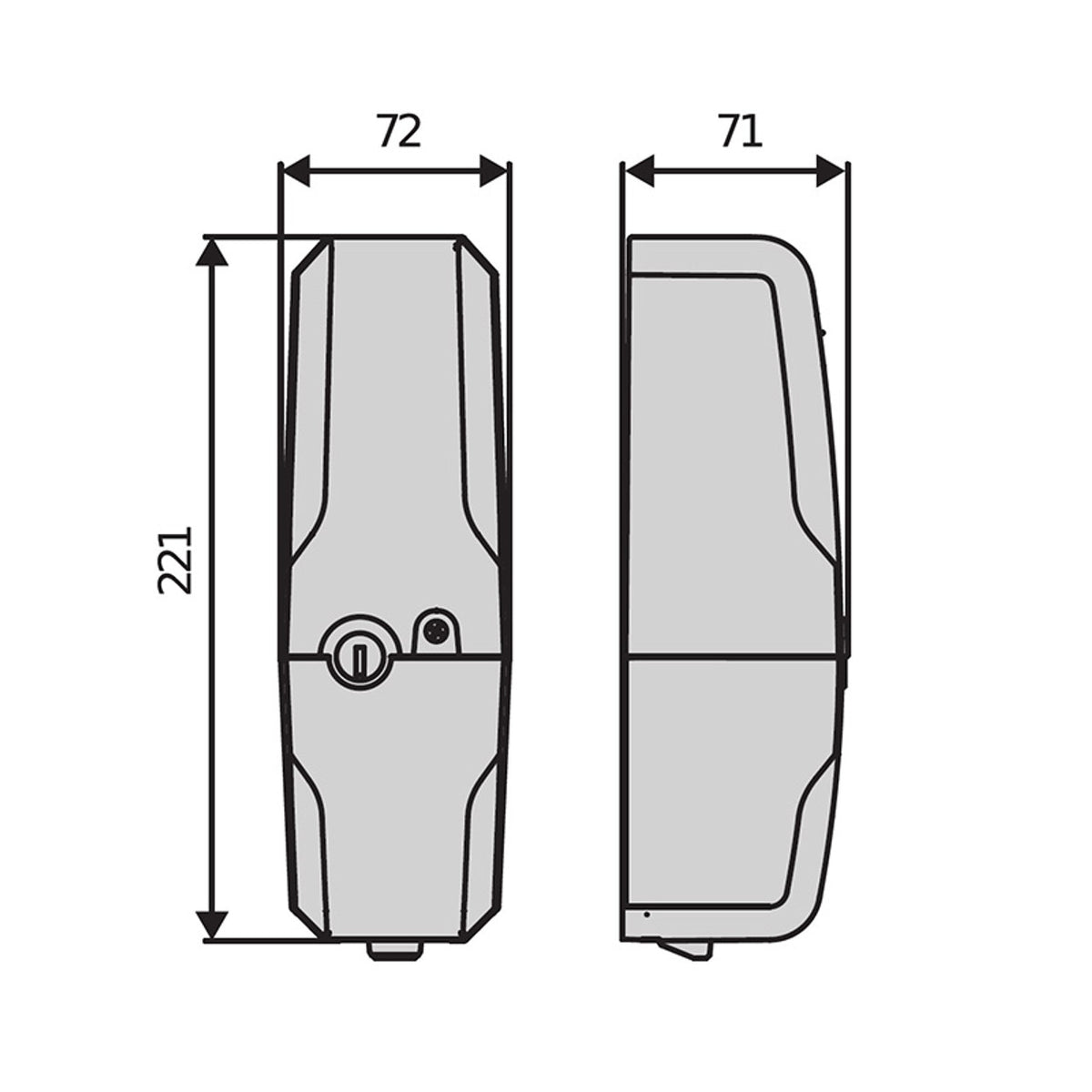 EBP-A DROP LOCK - Vertical drop-down electric lock (24v) — Gate ...
