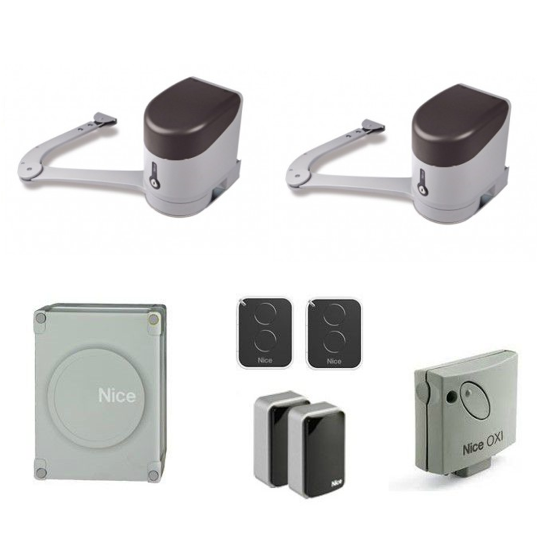 NICE HYKE-DKIT Heavy-Duty Swing Gate Automation Kit — Gate Automation Shop
