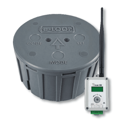 AES e-Loop inground commercial loop kit EXIT MODE with LCD Transceiver — Gate Automation Shop