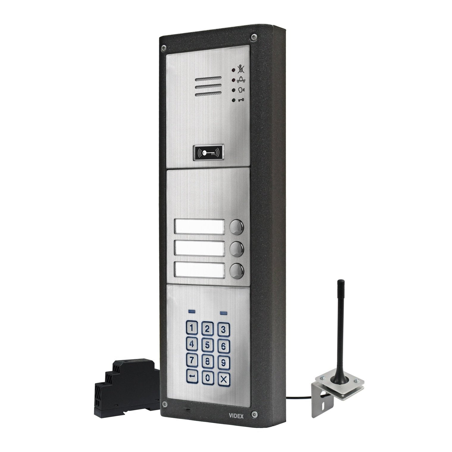 Videx GSM4KCR 4G GSM intercom with backlit keypad matt finish (mountin ...