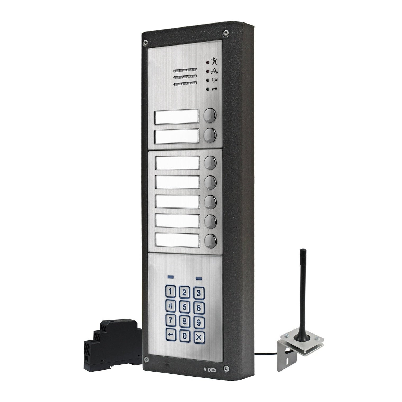 Videx GSM4KCR 4G GSM intercom with backlit keypad matt finish (mountin ...